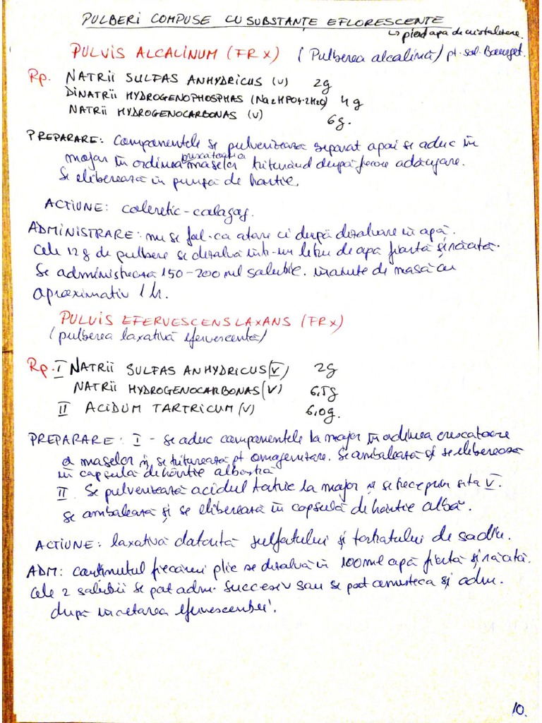 Pulberi Cu Substanțe Eflorescente | PDF