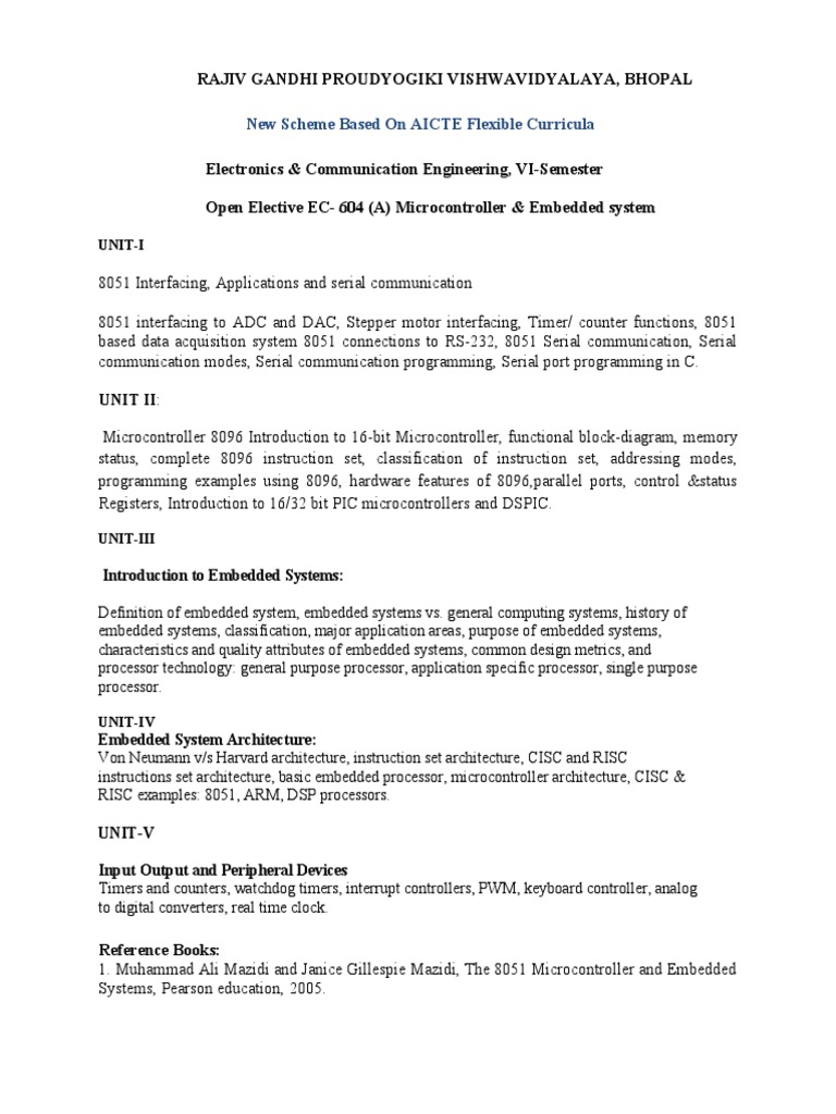 Microcontroller & Embedded Systems Lab Manual Exp.1,2,3 | PDF ... Microcontroller & Embedded Systems Lab Manual Exp.1,2,3 | PDF ...