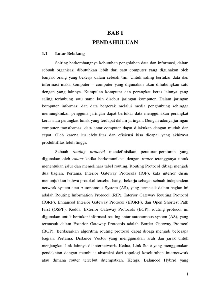 BAB 1 - Joshua Ilham | PDF