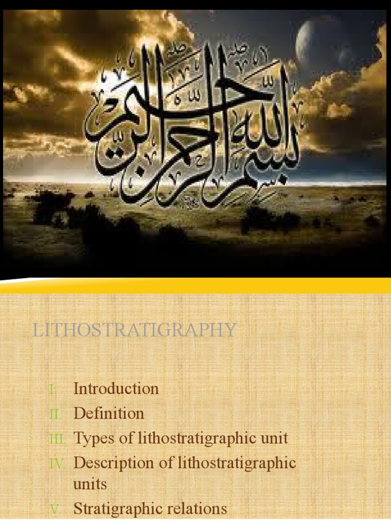 Lithostratigraphy | PDF | Geological Formation | Stratigraphy