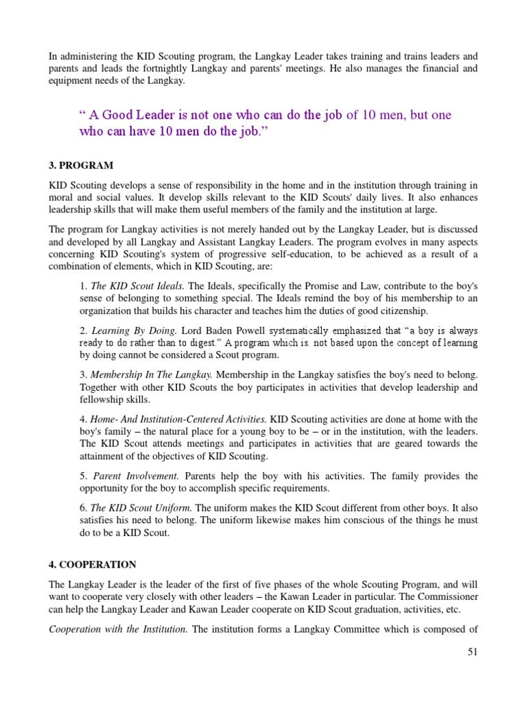 COMMISSIONERS MANUAL Pages 51 97 | PDF | Scouting