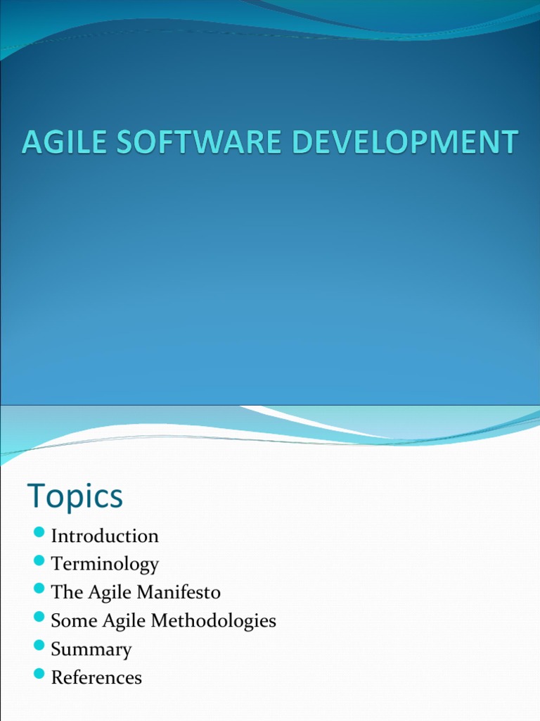 Agile Software Development | PDF | Agile Software Development ...
