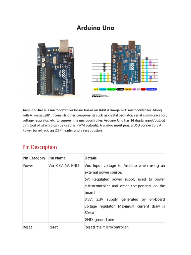 Arduino Uno Microcontroller Board | PDF | Arduino | Computer Architecture