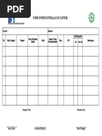 FORM Checklist Panel Listrik | PDF