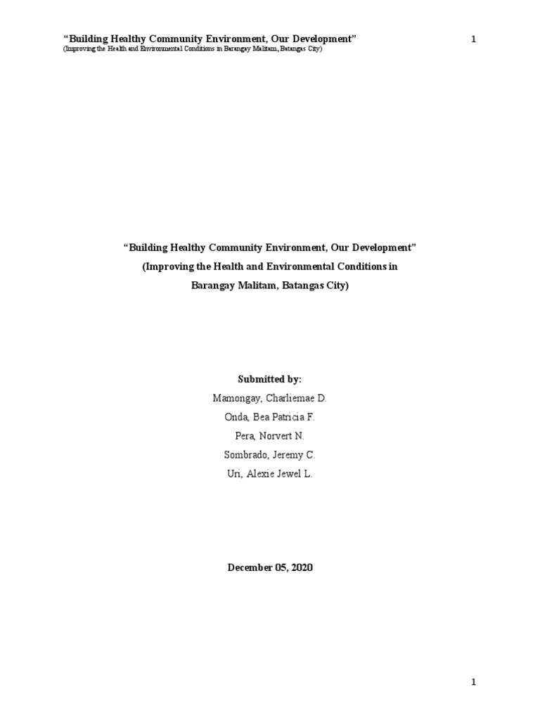 Group2 Project Proposal | PDF | Sanitation | Monitoring And Evaluation