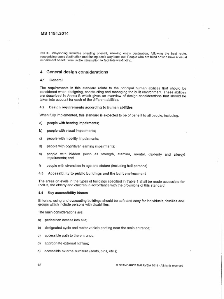 MS1184 2014 Universal Design Part 1-21 | PDF