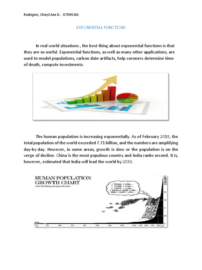 Exponential Functions Rodriguez Cheryl Ann D Ictshs101 Pdf