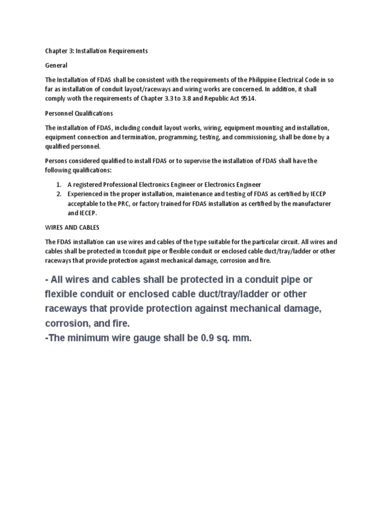 PHILIPPINE ELECTRONICS CODE BOOK 2 Chapter 3 and 4 | PDF | Electrical ...