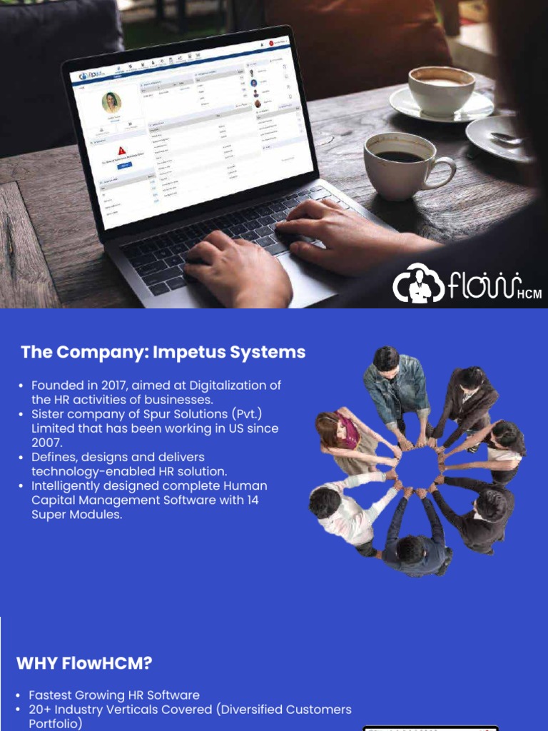 FlowHCM Presentation | PDF | Payroll | Performance Appraisal