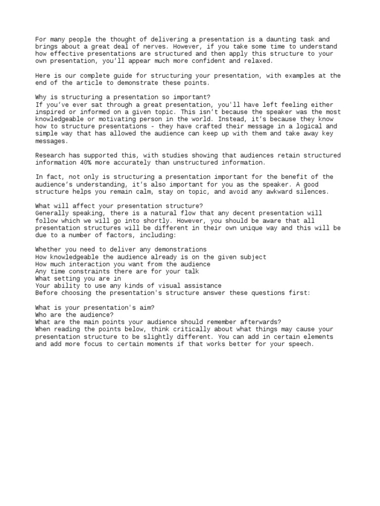 Structure | PDF