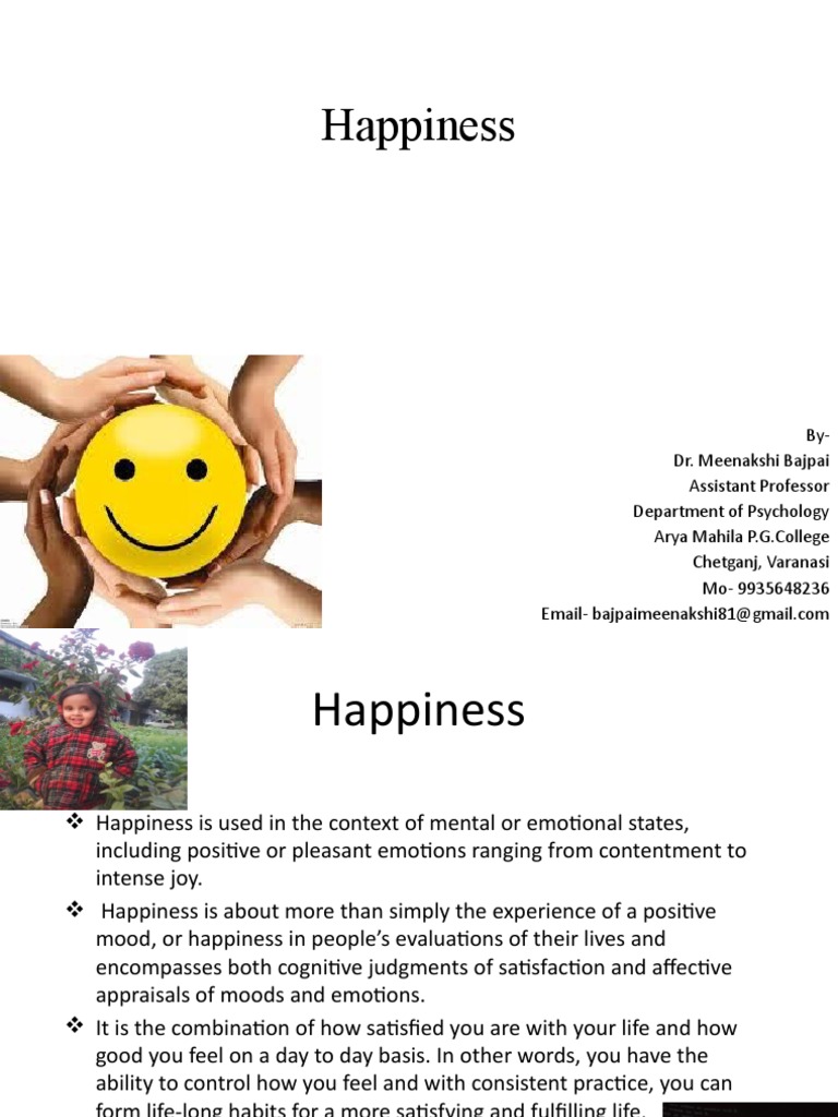 Happiness | PDF | Happiness | Contentment