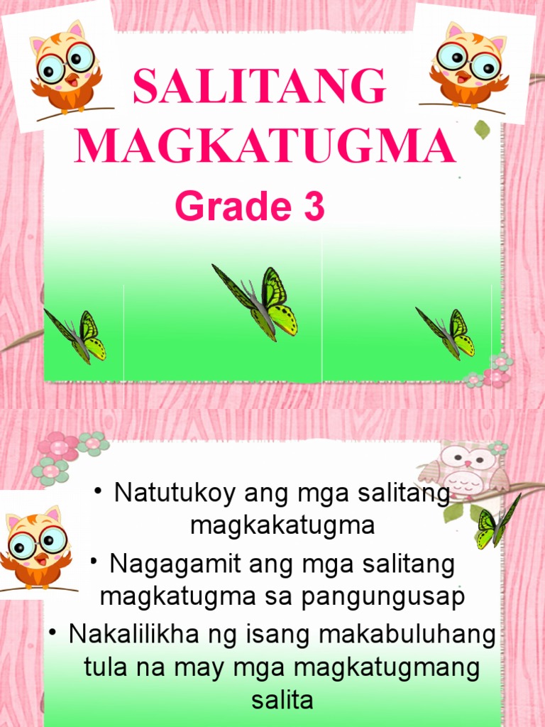 Q2 CO1-Salitang-Magkakatugma DEMO FINAL | PDF