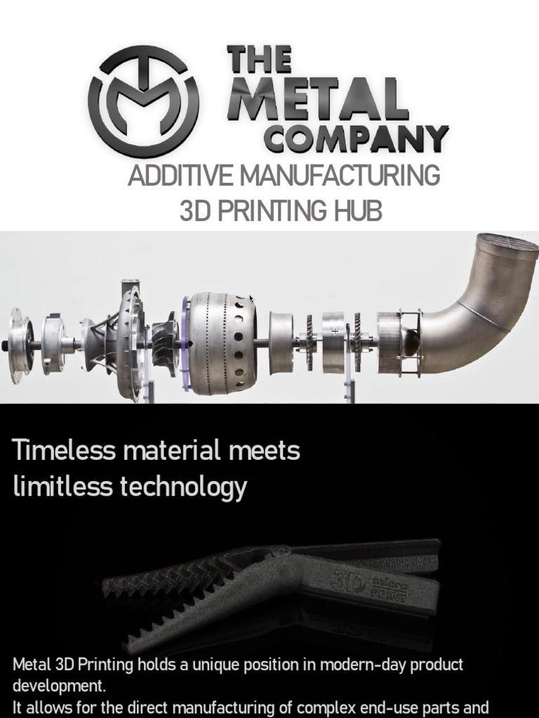 TMC - Metal 3D Printing Hub | Download Free PDF | 3 D Printing | Metals
