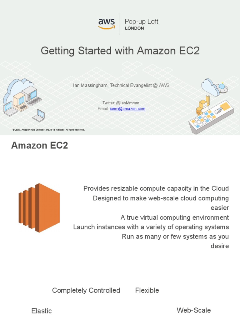 Getting Started With Amazon EC2: Ian Massingham, Technical Evangelist at AWS | PDF | Computer ...
