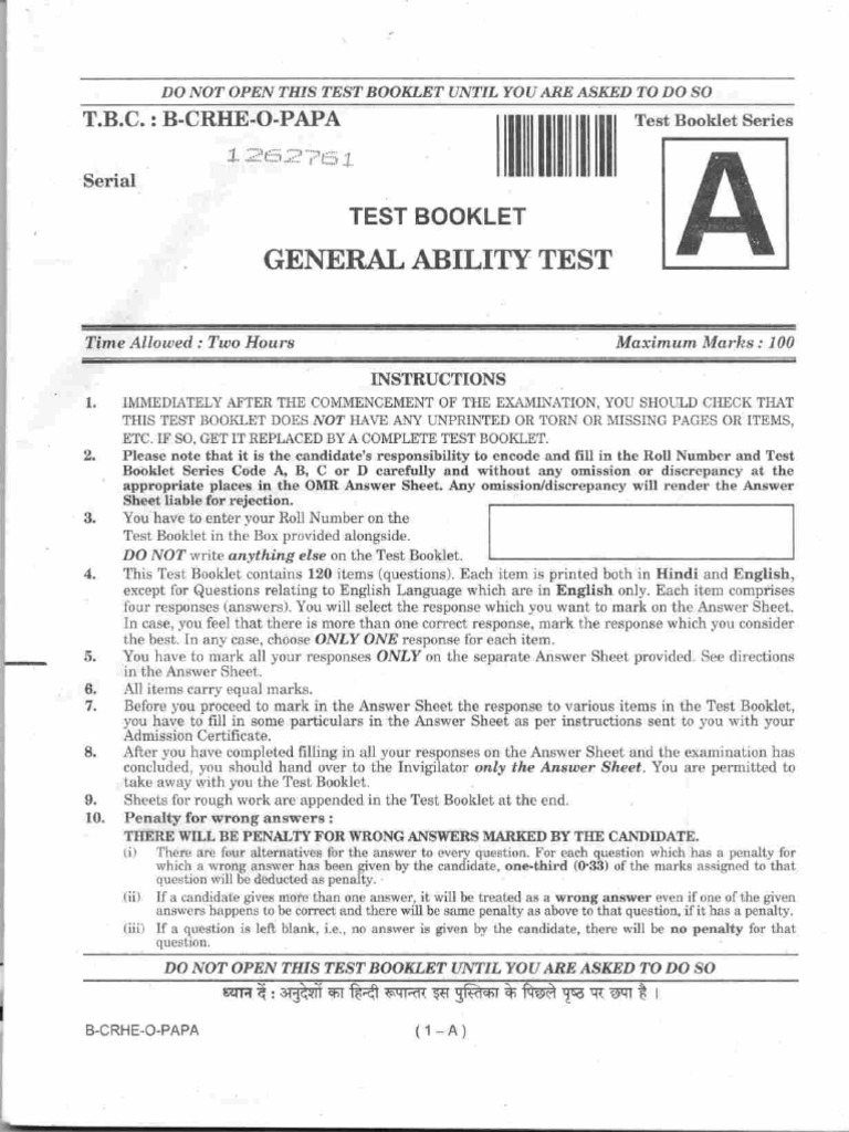 Upsc Epfo 2015 Question Paper | PDF