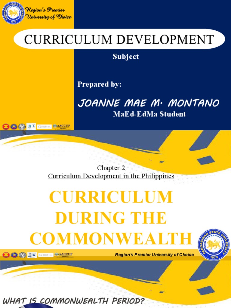 Education Development in Commonwealth Era | PDF | Philippines | Curriculum