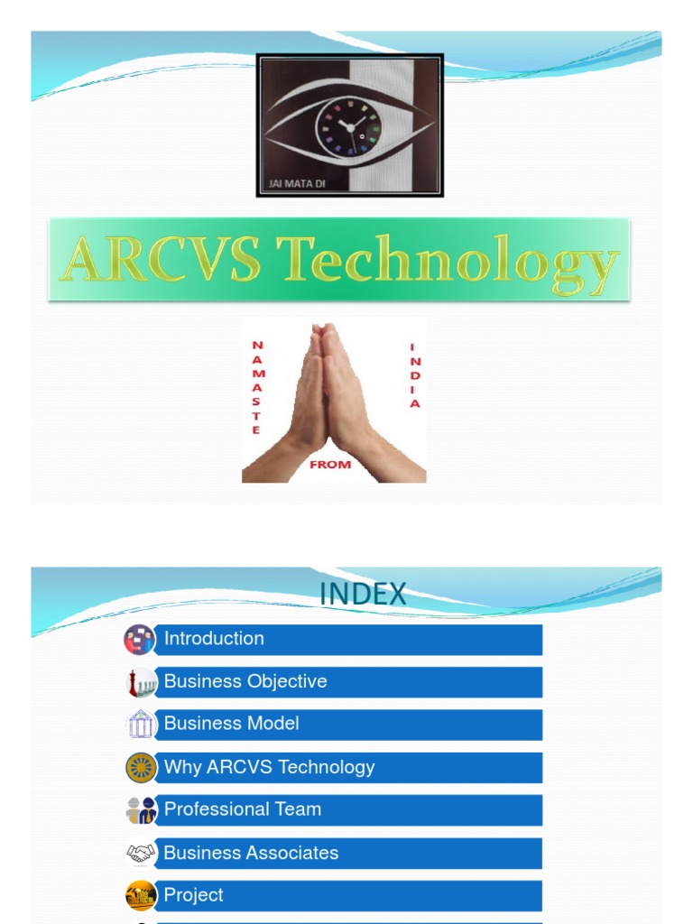 Arcvs Technology Rev 3 | PDF | Glasses | Supply Chain