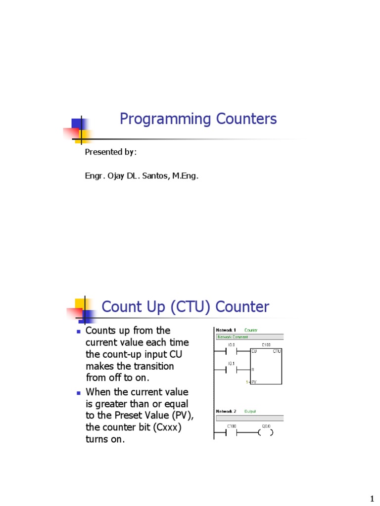 7 Programming Counters 2019 | Download Free PDF | Programmable Logic Controller | Electrical ...