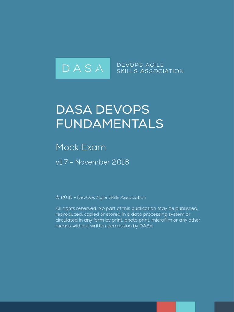 2018 DASA DevOps Fundamentals - Mock Exam - English | PDF | Scrum ...