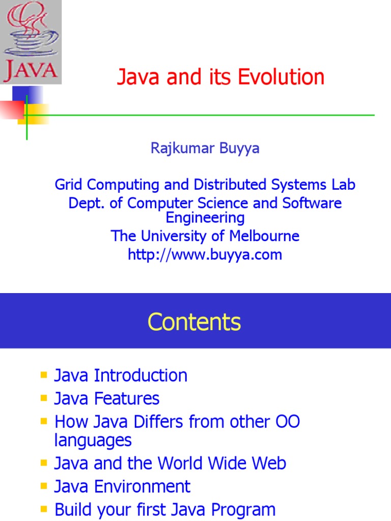 Java and Its Evolution | PDF | Java Platform | Java (Programming Language)