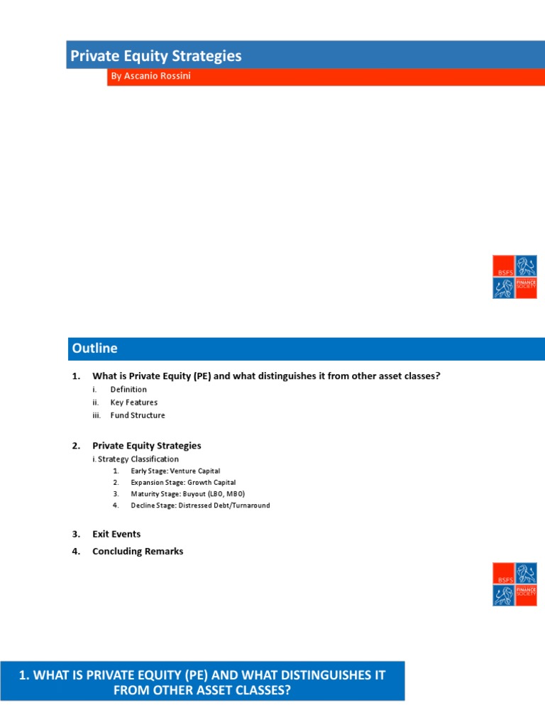PE Strategies Rev | PDF | Leveraged Buyout | Private Equity
