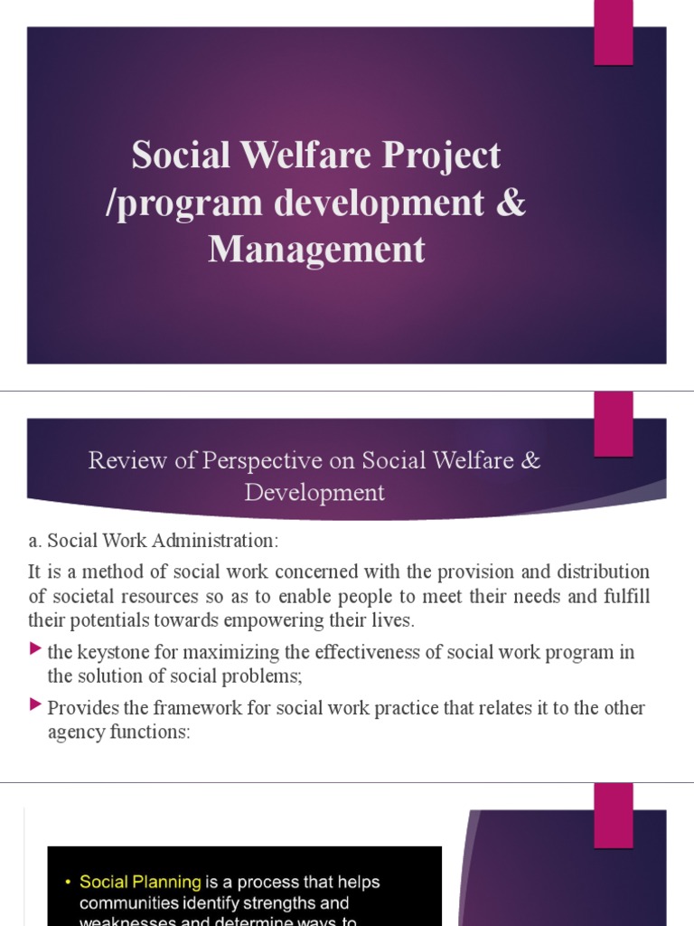 1 PPT-SW Project For Students | PDF | Welfare | Human Rights