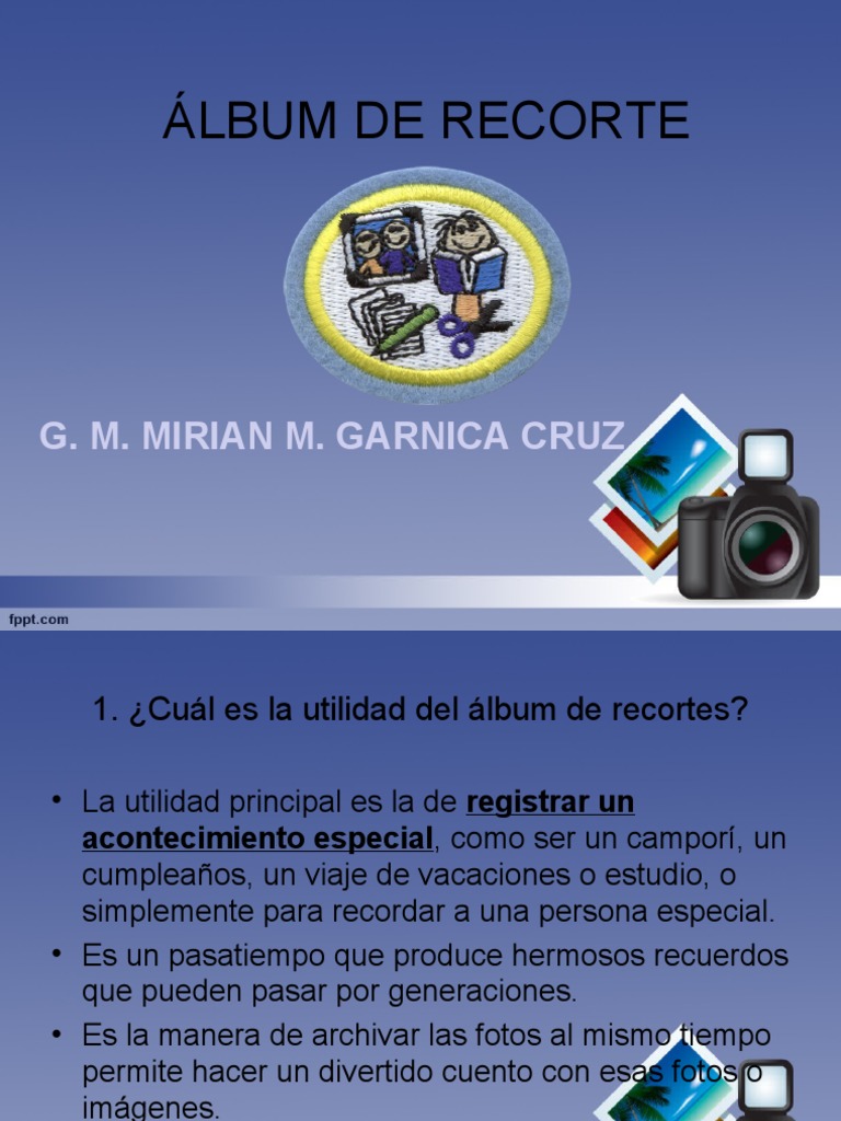 Album de Recorte Especialidad: Album de Recortes | PDF | Papel ...