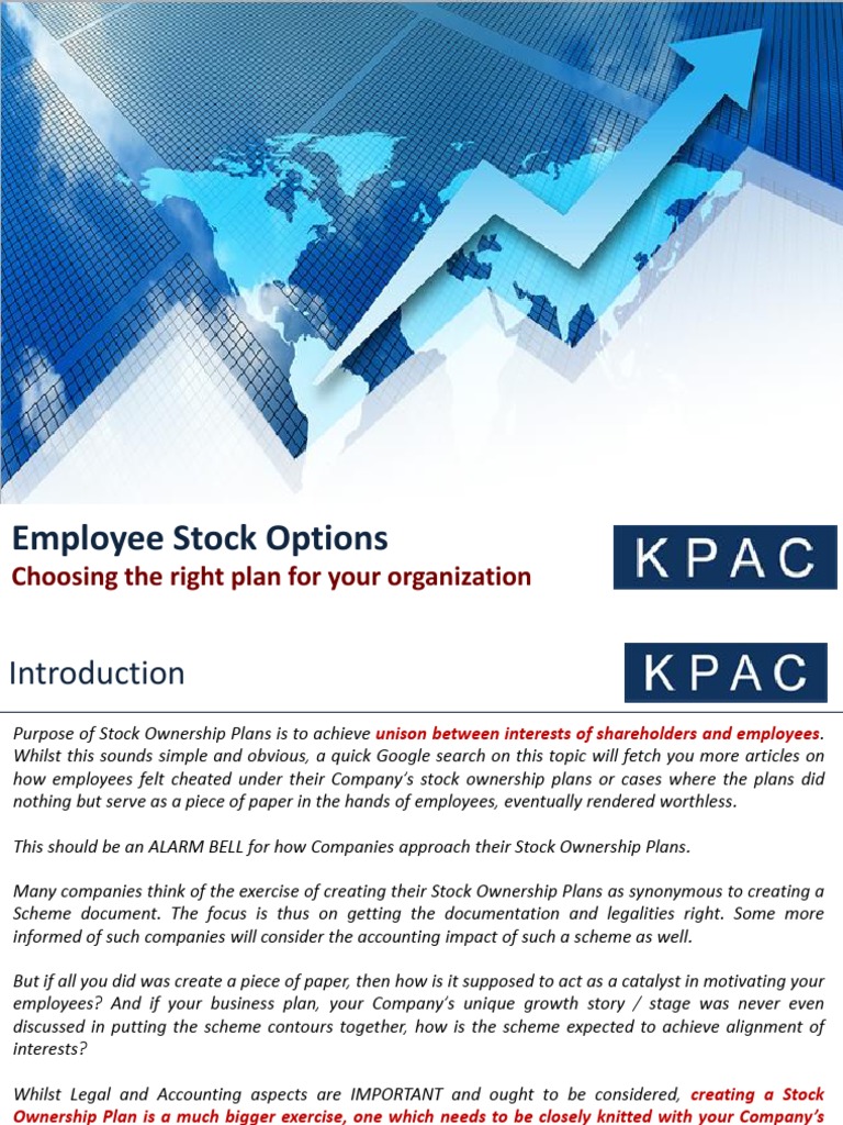 Choosing Employee Stock Plans | PDF | Stocks | Companies