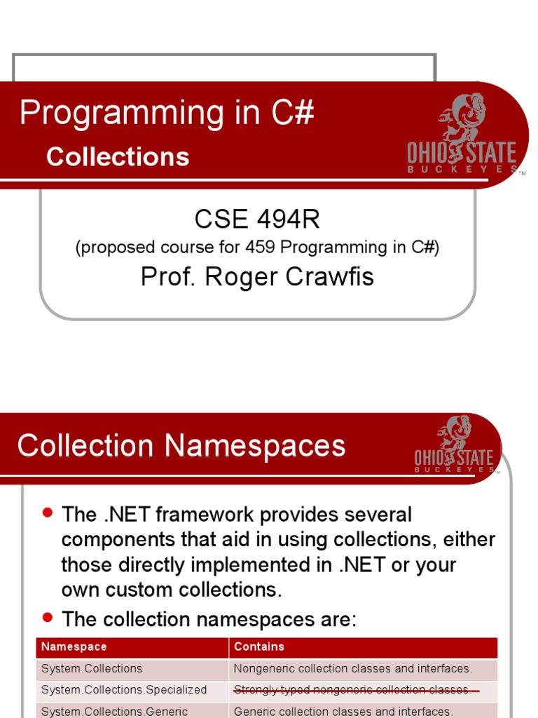 CSE459 CSharp 07 Enumeration | PDF | Class (Computer Programming) | C Sharp (Programming Language)