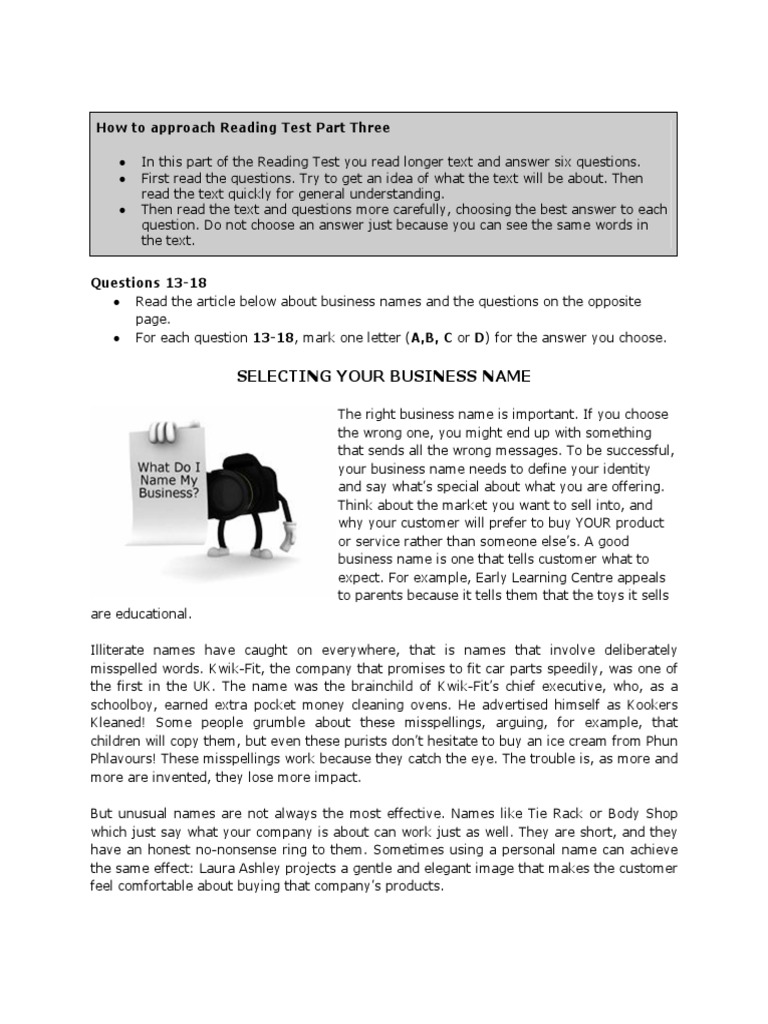 TEST 4-BEC Reading Part 3 | PDF | Writers | Communication
