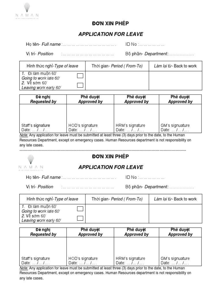 Application For Maternity | PDF | Business