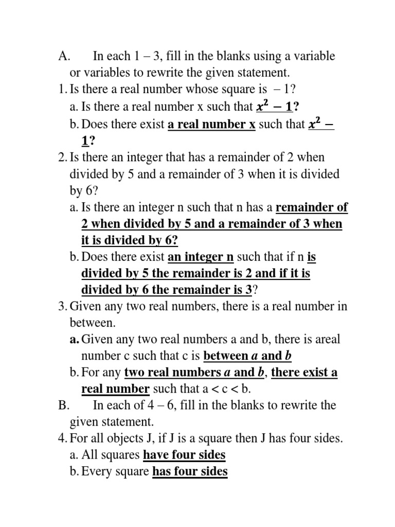 College Math Answers | PDF