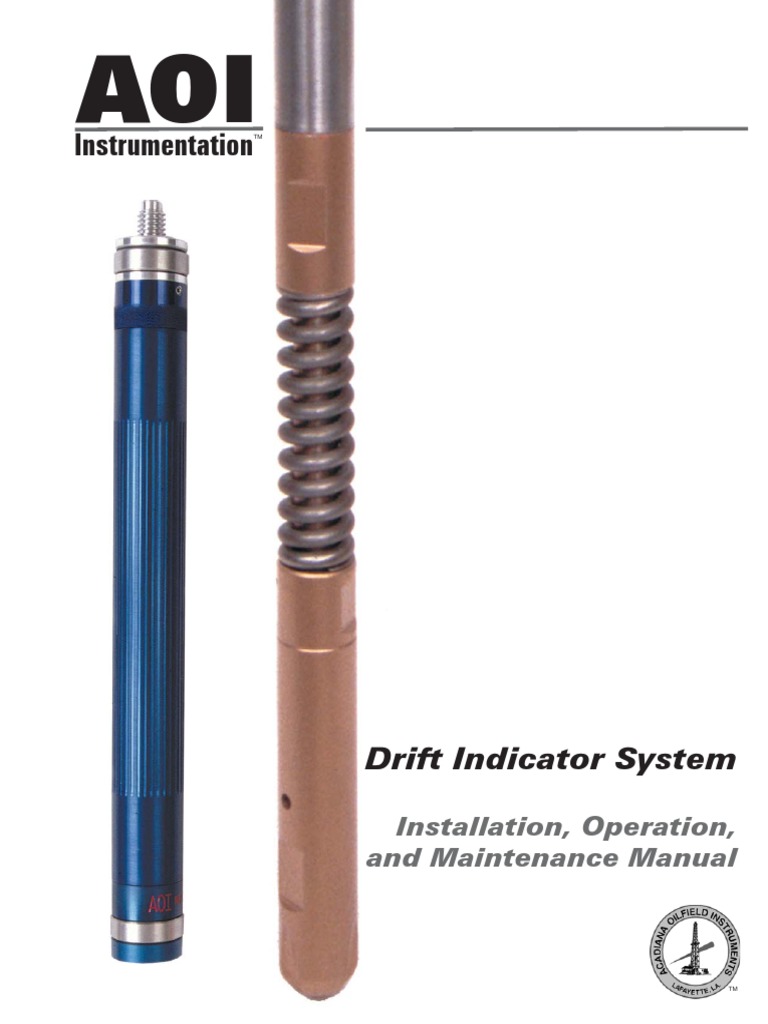 Drift Indicator System Manual | PDF | Drilling Rig | Drill