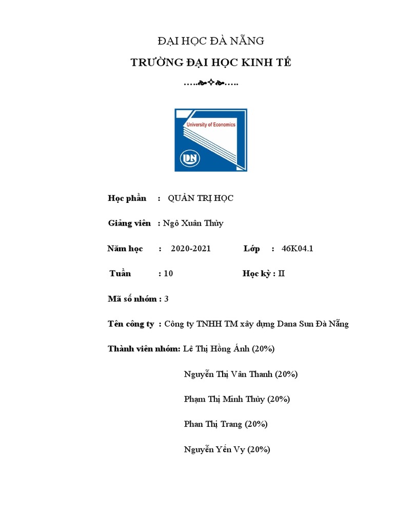 Tìm Hiểu Công Ty Dana Sun Đà Nẵng 2 | PDF