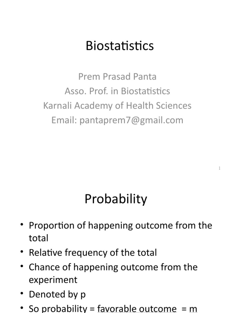 Bio-Stat Class 2 and 3 | Download Free PDF | Statistical Hypothesis ...