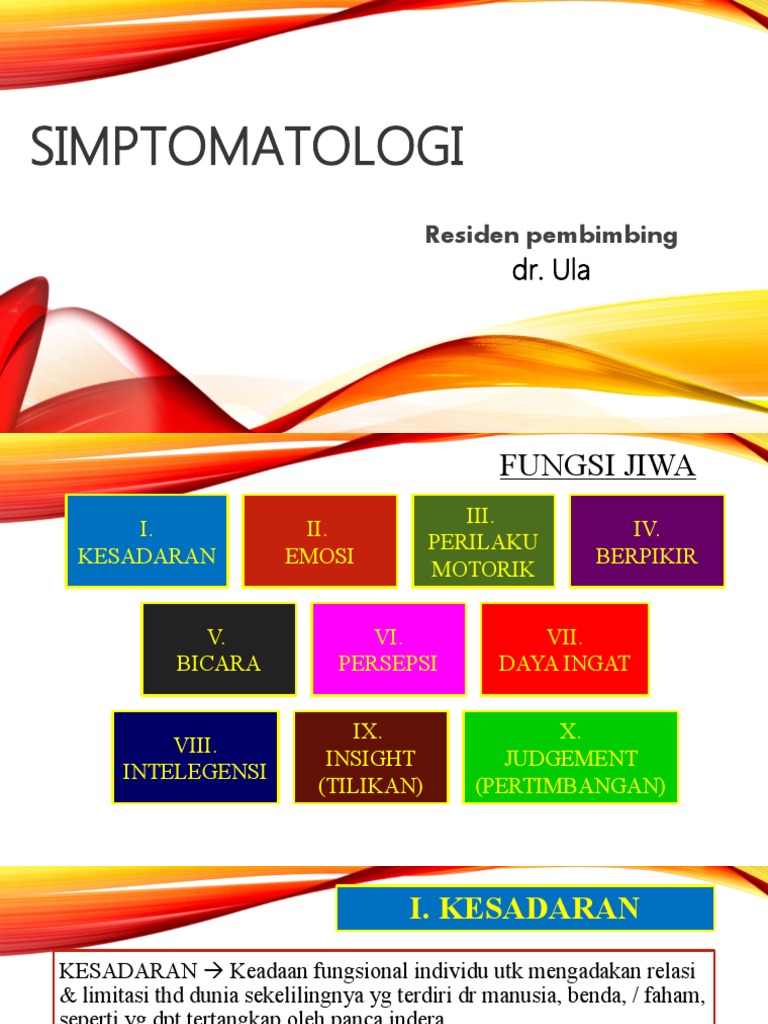 Tentiran Simptomatologi | PDF