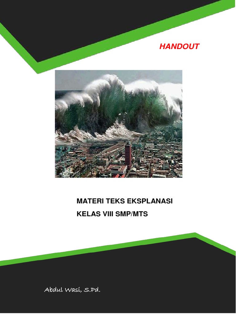 Bahan Ajar Teks Eksplanasi | PDF | Filsafat | Kajian Bahasa Asing