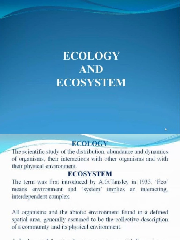 Module 2 Class Notes Ecology | PDF | Biogeochemistry | Habitat