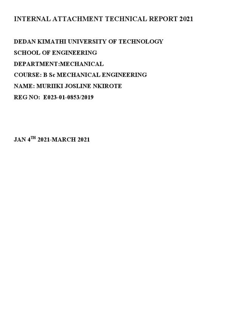 Internal Attachment Technical Report 2021-1 | PDF | Internal Combustion Engine | Electric Power ...