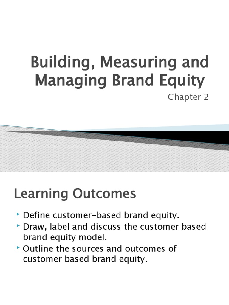 Building, Measuring and Managing Brand Equity | PDF | Brand | Marketing