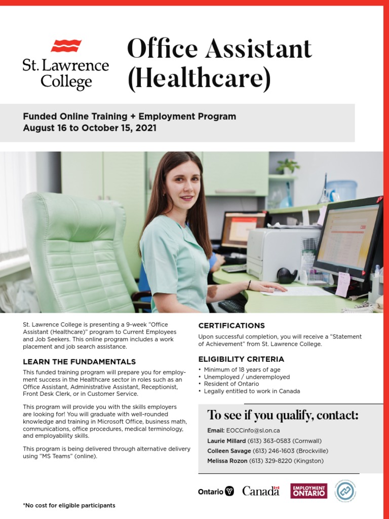 Office Assistant Healthcare | PDF