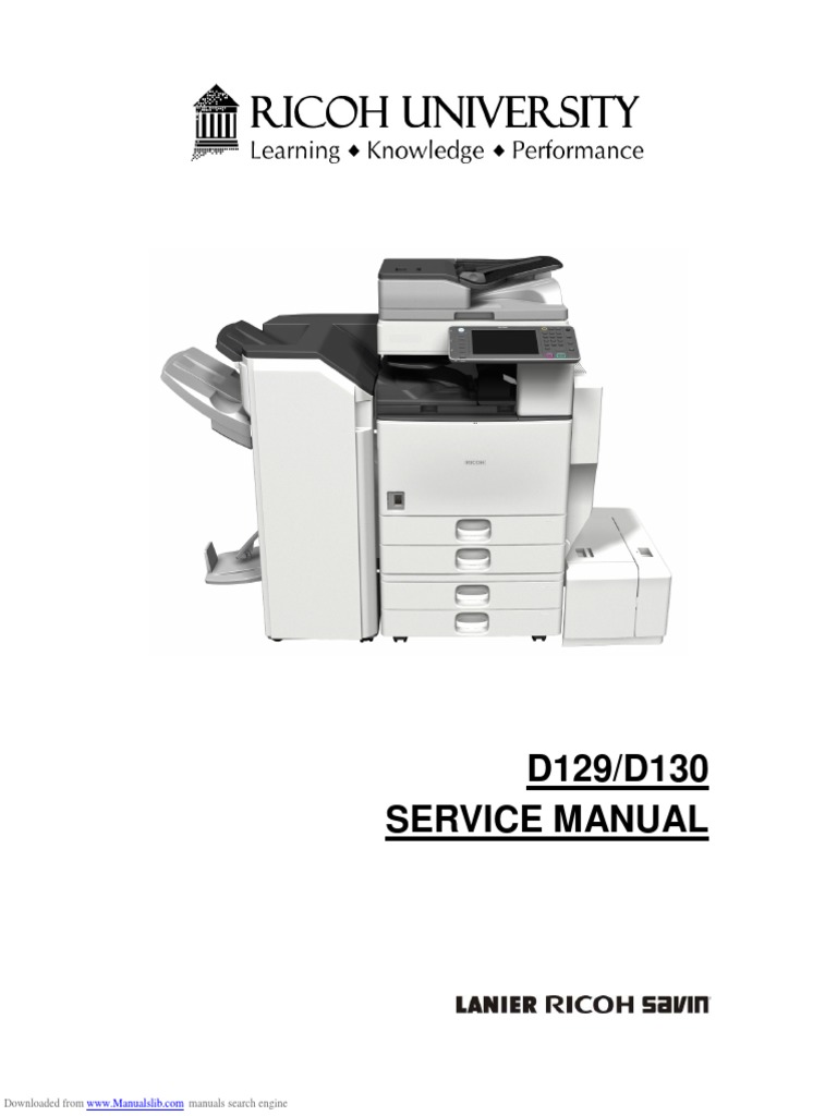 D129/D130 Service Manual: Downloaded From Manuals Search Engine | PDF ...