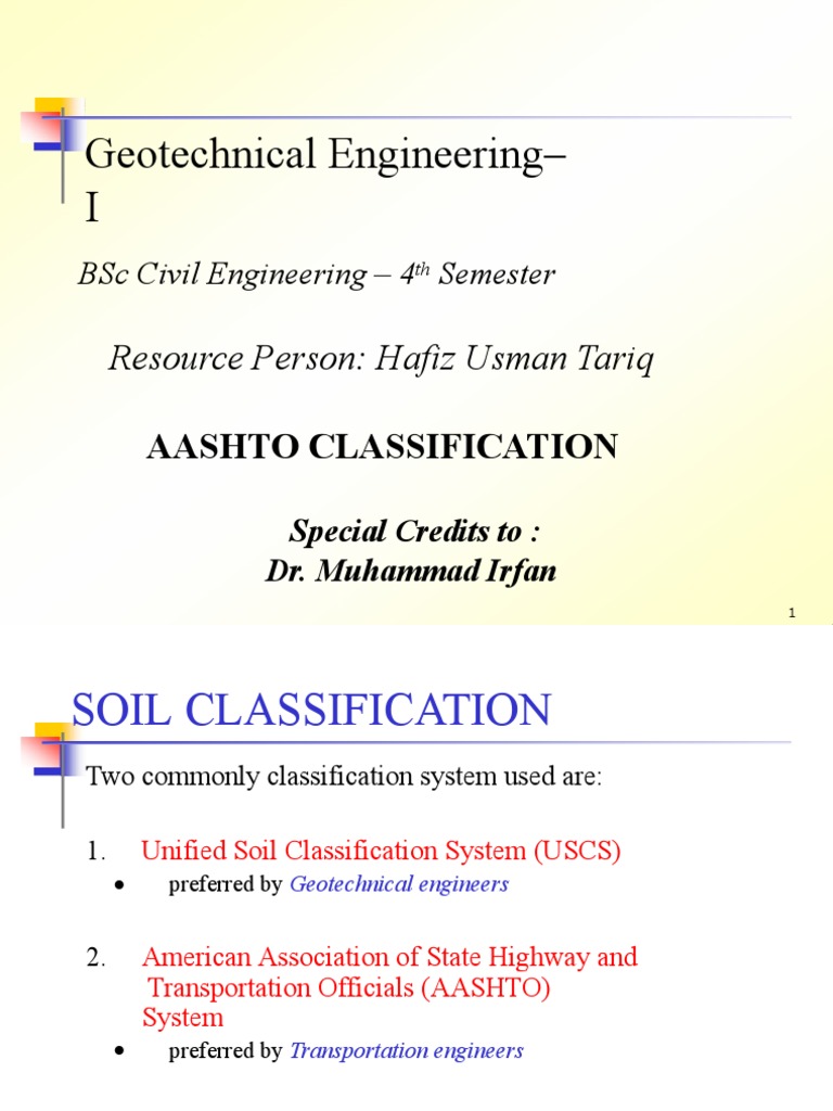 AASHTO Soil Classification Overview | PDF | Natural Materials | Soil