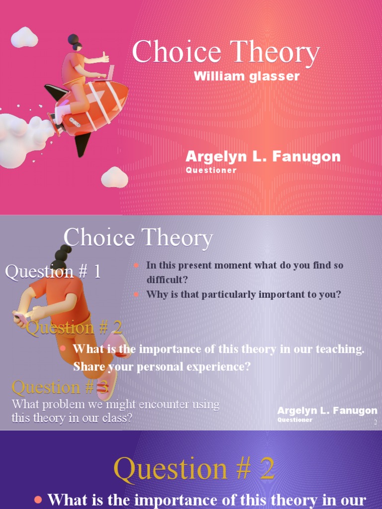 Educators' Guide to Choice Theory | PDF