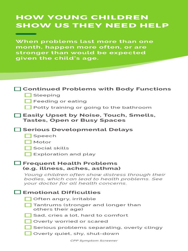 How Young Children Show Us They Need Help | PDF | Self-Improvement ...