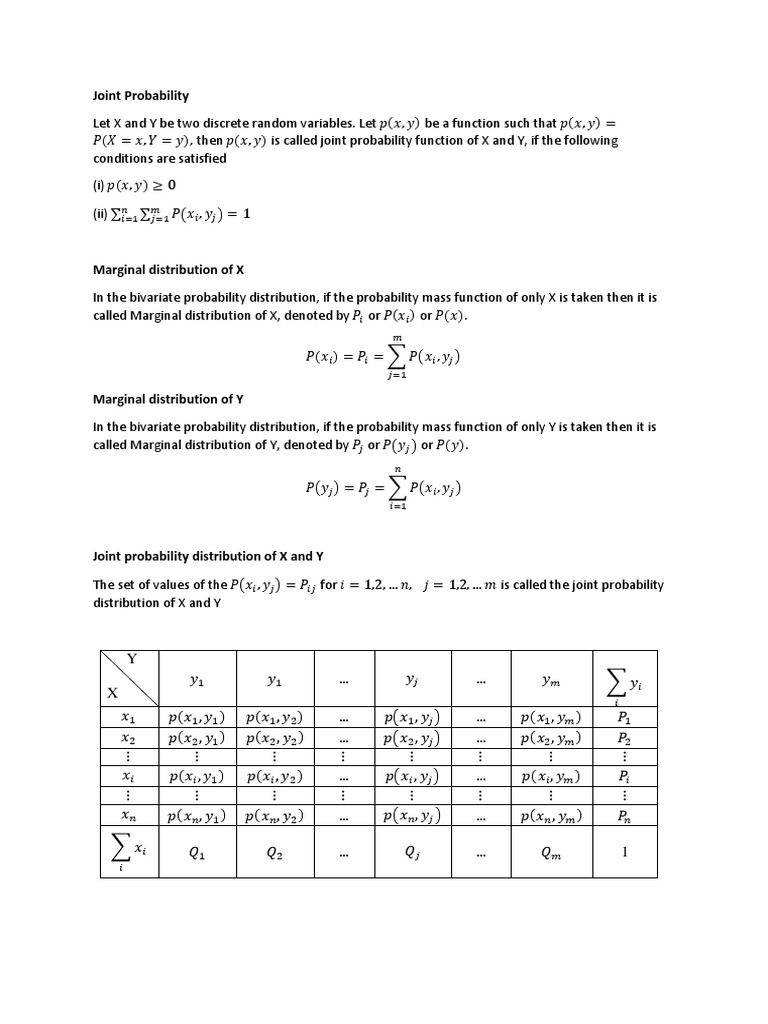 Probability (Merged) | PDF | Random Variable | Probability Distribution