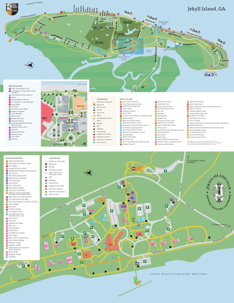 Jekyll Island Map Spring 2016 | PDF | Leisure | Sports