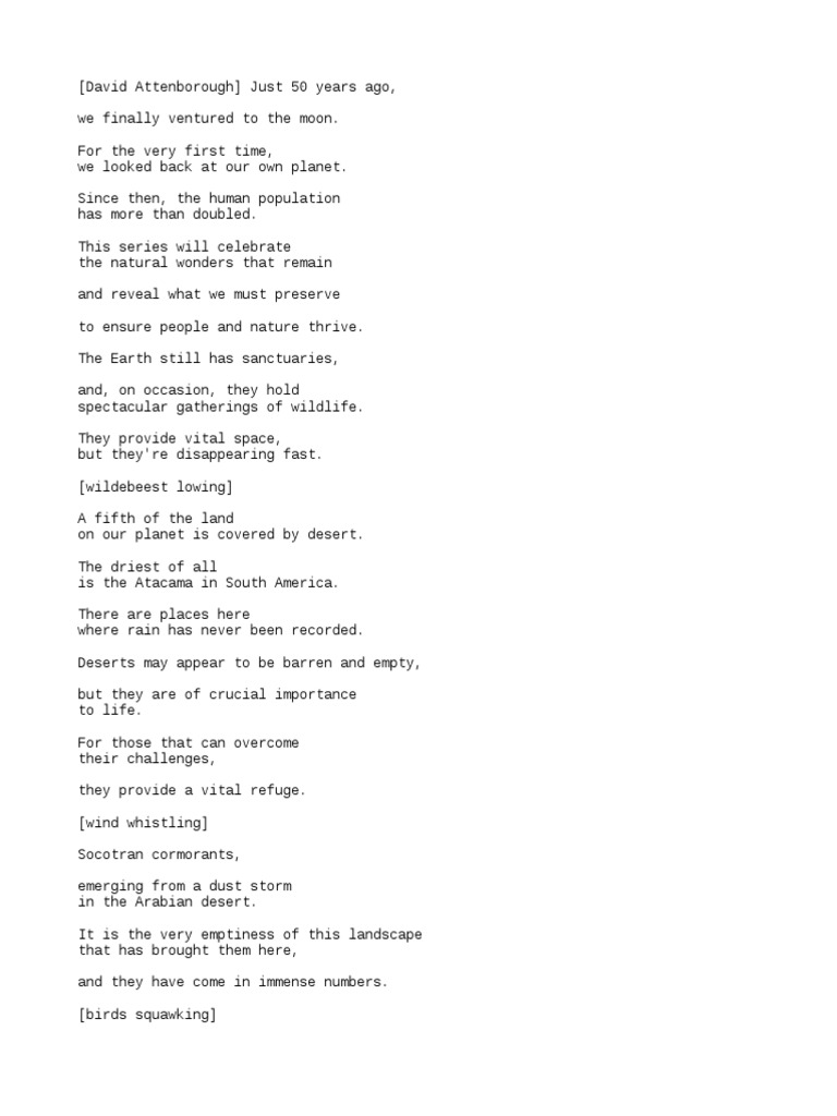 (English (United States) ) Our Planet - From Deserts To Grasslands ...