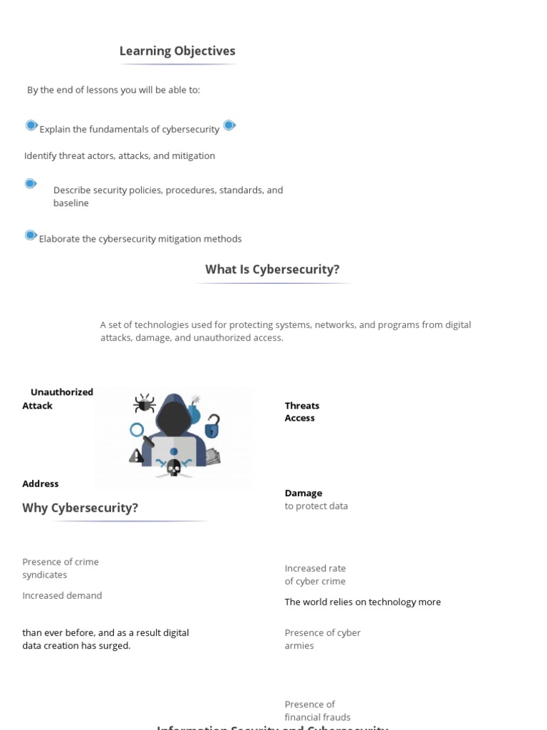 Lesson 2 - CyberSecurity Fundamentals | PDF | Computer Security | Security