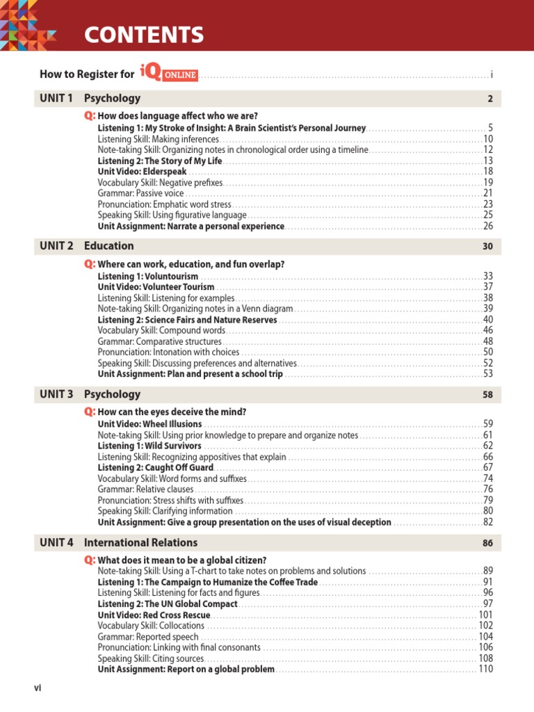 Q2e ls5 Toc | PDF | Human Communication | Languages